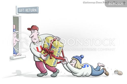 Political Gift Cartoons and Comics - funny pictures from CartoonStock