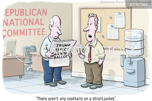 Trump's Mental State Cartoons and Comics - funny pictures from CartoonStock