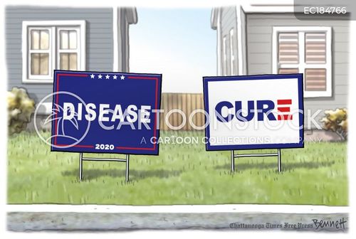 Campaign Yard Signs Cartoons and Comics - funny pictures from CartoonStock