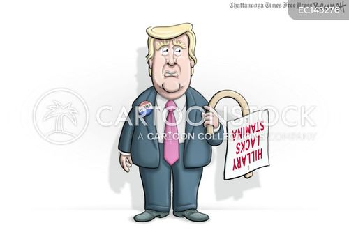 Political Stamina Cartoons and Comics - funny pictures from CartoonStock