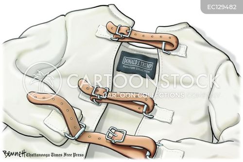 Straight Jacket Cartoons and Comics - funny pictures from CartoonStock