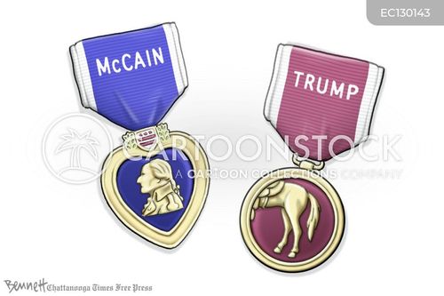 Hero's Honor Cartoons and Comics - funny pictures from CartoonStock