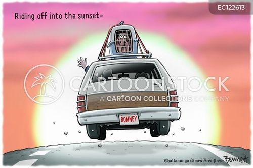 Chase The Sunset Cartoons and Comics - funny pictures from CartoonStock