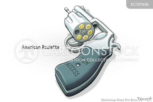 Handgun Safety Cartoons and Comics - funny pictures from CartoonStock