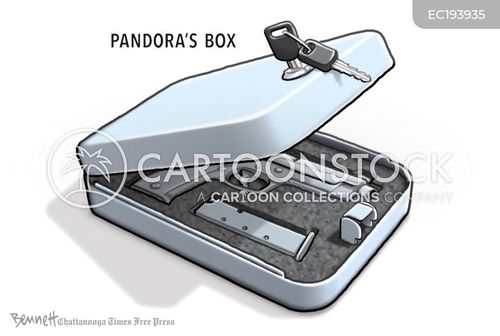 Pandoras Box Cartoons and Comics - funny pictures from CartoonStock