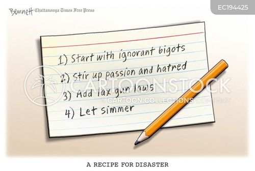 Recipe For Disaster Cartoons and Comics - funny pictures from CartoonStock