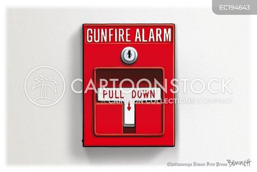 Preventing Shootings Cartoons and Comics - funny pictures from CartoonStock