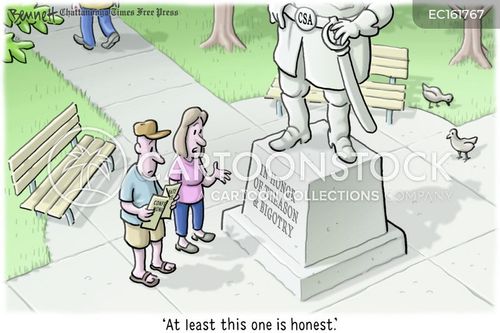 Slavery Monument Cartoons and Comics - funny pictures from CartoonStock