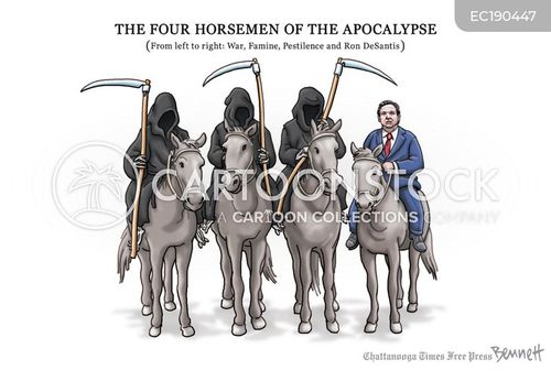 The Four Horsemen Of The Apocalypse Cartoons and Comics - funny ...