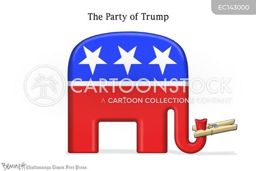 Trumps Odor Cartoons and Comics - funny pictures from CartoonStock