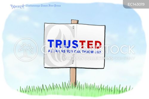 Trustworthy Cartoons and Comics - funny pictures from CartoonStock