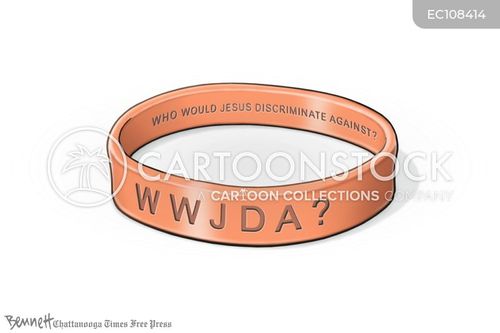 Wwjd Cartoons and Comics - funny pictures from CartoonStock