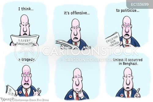 Politicizing Tragedy Cartoons and Comics - funny pictures from CartoonStock
