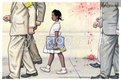 Desegregation Cartoons and Comics - funny pictures from CartoonStock
