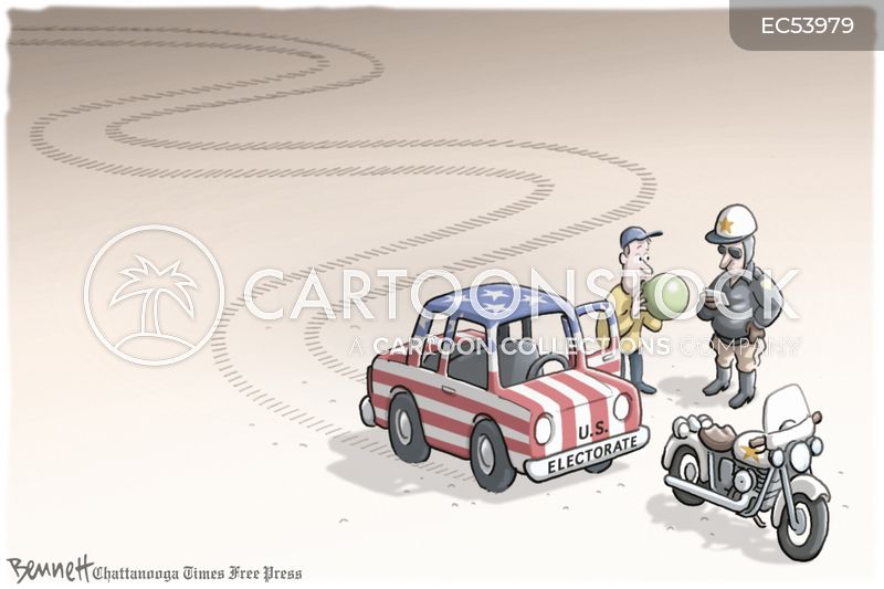 Swerving Cartoons and Comics - funny pictures from CartoonStock