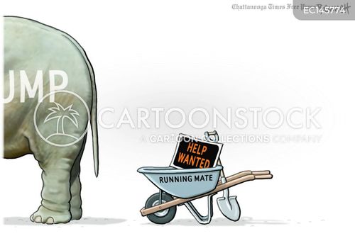 Running-mates Cartoons and Comics - funny pictures from CartoonStock