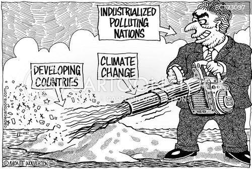 Typhoon Editorial Cartooning About Disaster