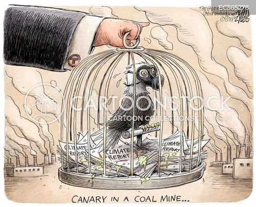 Canary In The Coal Mine Cartoons and Comics - funny pictures from ...