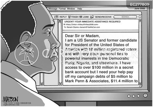 Scam Prevention Cartoons and Comics - funny pictures from CartoonStock