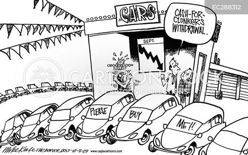 Economy Automobiles Cartoons and Comics - funny pictures from CartoonStock