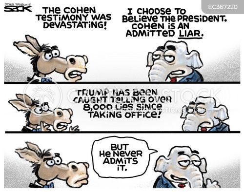 Advised Cohen To Lie Cartoons and Comics - funny pictures from CartoonStock