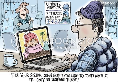 Feeling Cold Cartoons and Comics - funny pictures from CartoonStock