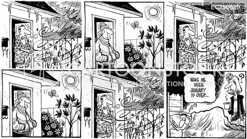 Arctic Blast Cartoons and Comics - funny pictures from CartoonStock