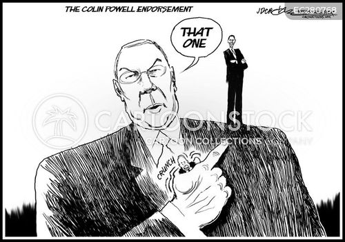 Colin Powell Cartoons and Comics - funny pictures from CartoonStock