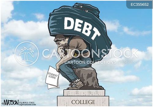 College Debt Cartoons and Comics - funny pictures from CartoonStock