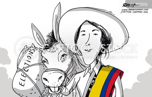 Colombian Identity Cartoons and Comics - funny pictures from CartoonStock