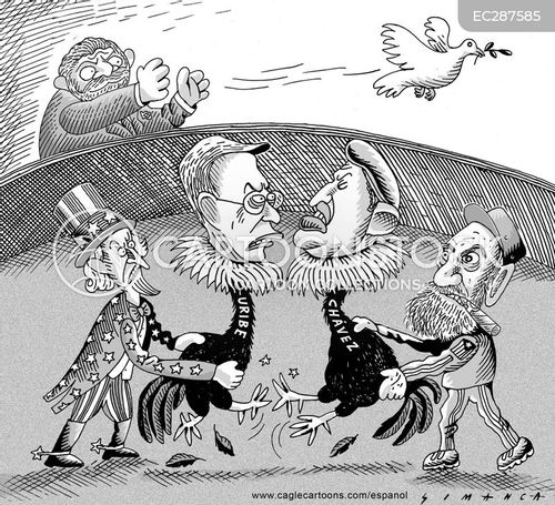 Colombia Conflict Cartoons and Comics - funny pictures from CartoonStock