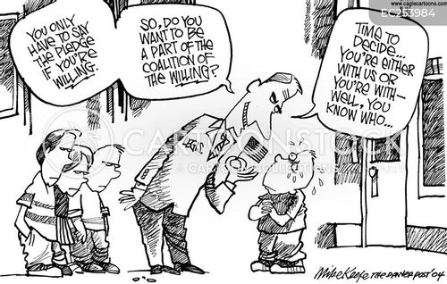 Colorado Pledge Cartoons and Comics - funny pictures from CartoonStock