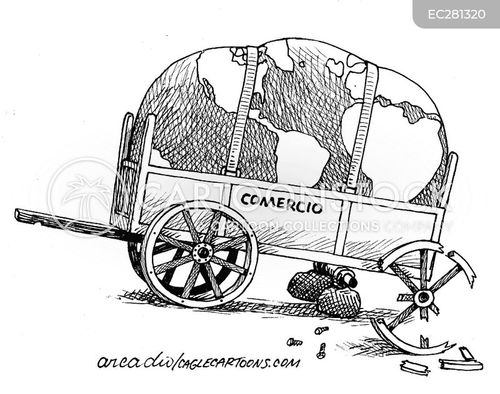 Comercio Global Cartoons and Comics - funny pictures from CartoonStock