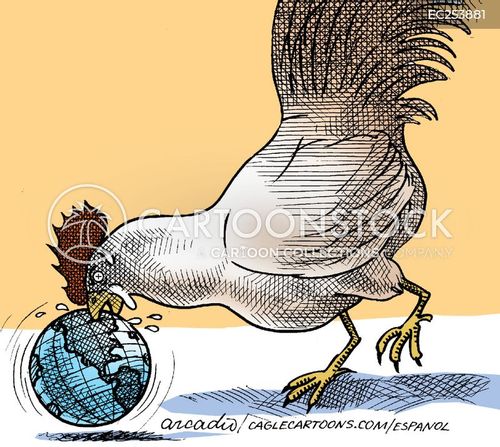 Comercio Pollo Cartoons and Comics - funny pictures from CartoonStock