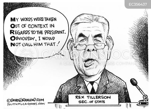 Rex Tillerson Controversies Cartoons and Comics - funny pictures from ...