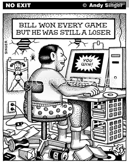 Social Gaming Cartoons and Comics - funny pictures from CartoonStock