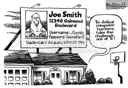 Cybersecurity Cartoons and Comics - funny pictures from CartoonStock