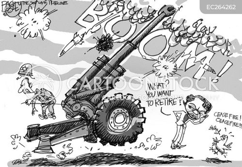 Missile Attack Cartoons and Comics - funny pictures from CartoonStock