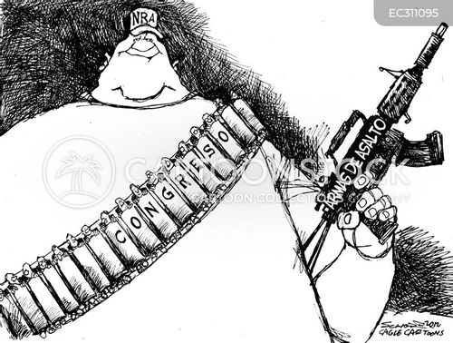 Firearm Industry Cartoons and Comics - funny pictures from CartoonStock