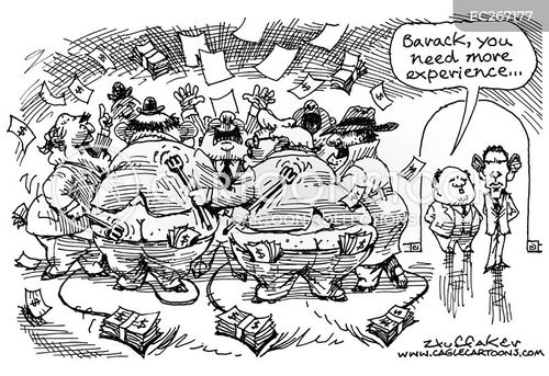 Political Funding Cartoons and Comics - funny pictures from CartoonStock