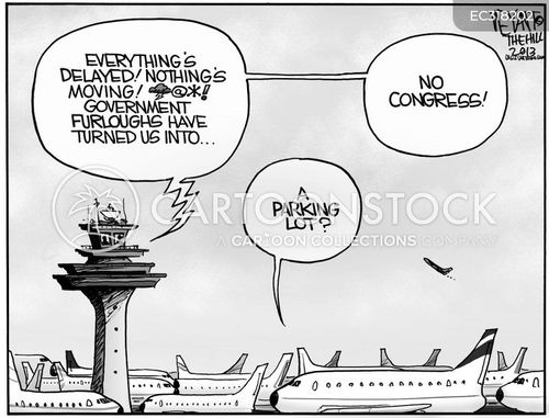 Air Traffic Delays Cartoons and Comics - funny pictures from CartoonStock