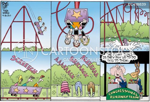 Runaway Train Cartoons and Comics - funny pictures from CartoonStock