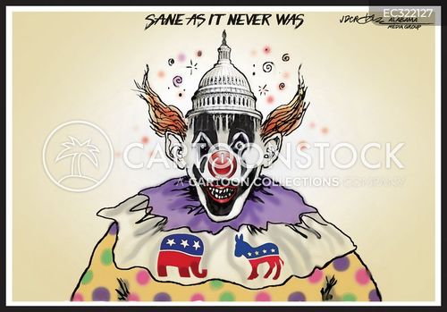Clown Caucus Cartoons and Comics - funny pictures from CartoonStock