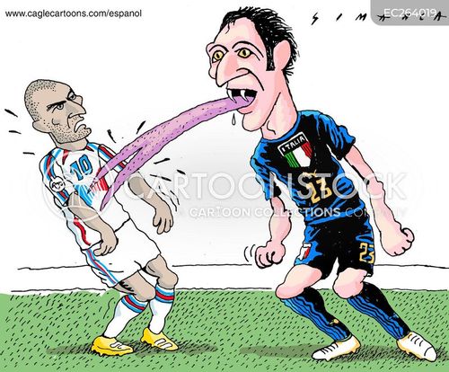 Zidane Cartoons and Comics - funny pictures from CartoonStock