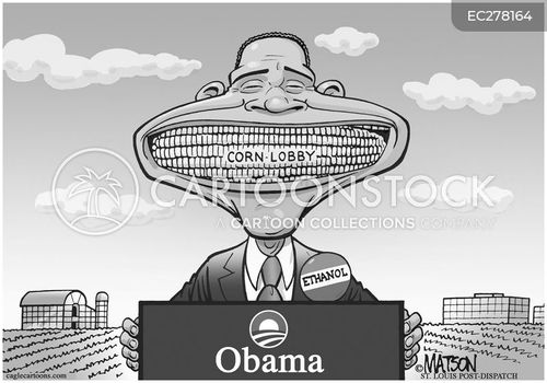 Corn On The Cobama Cartoons and Comics - funny pictures from CartoonStock