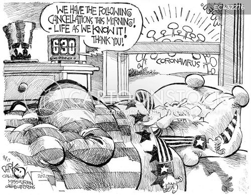 Pandemic Disruptions Cartoons and Comics - funny pictures from CartoonStock