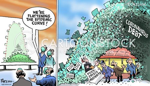 Coronavirus Debt Cartoons and Comics - funny pictures from CartoonStock