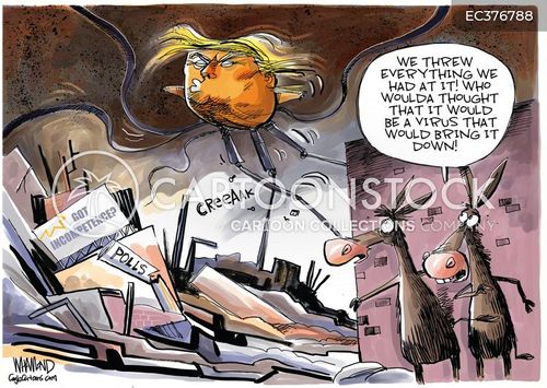 Trump Denies Science Cartoons and Comics - funny pictures from CartoonStock
