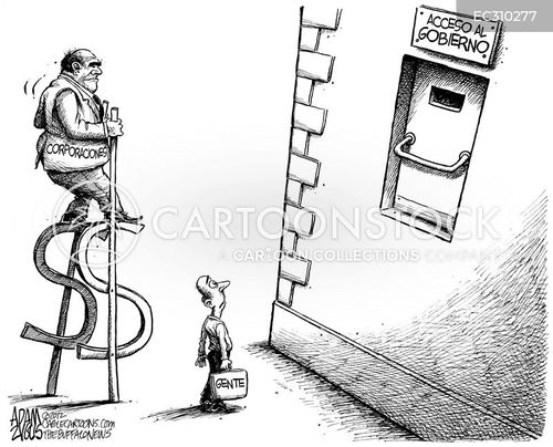 Political Access Cartoons and Comics - funny pictures from CartoonStock