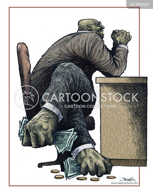 Corruption Cartoons and Comics - funny pictures from CartoonStock
